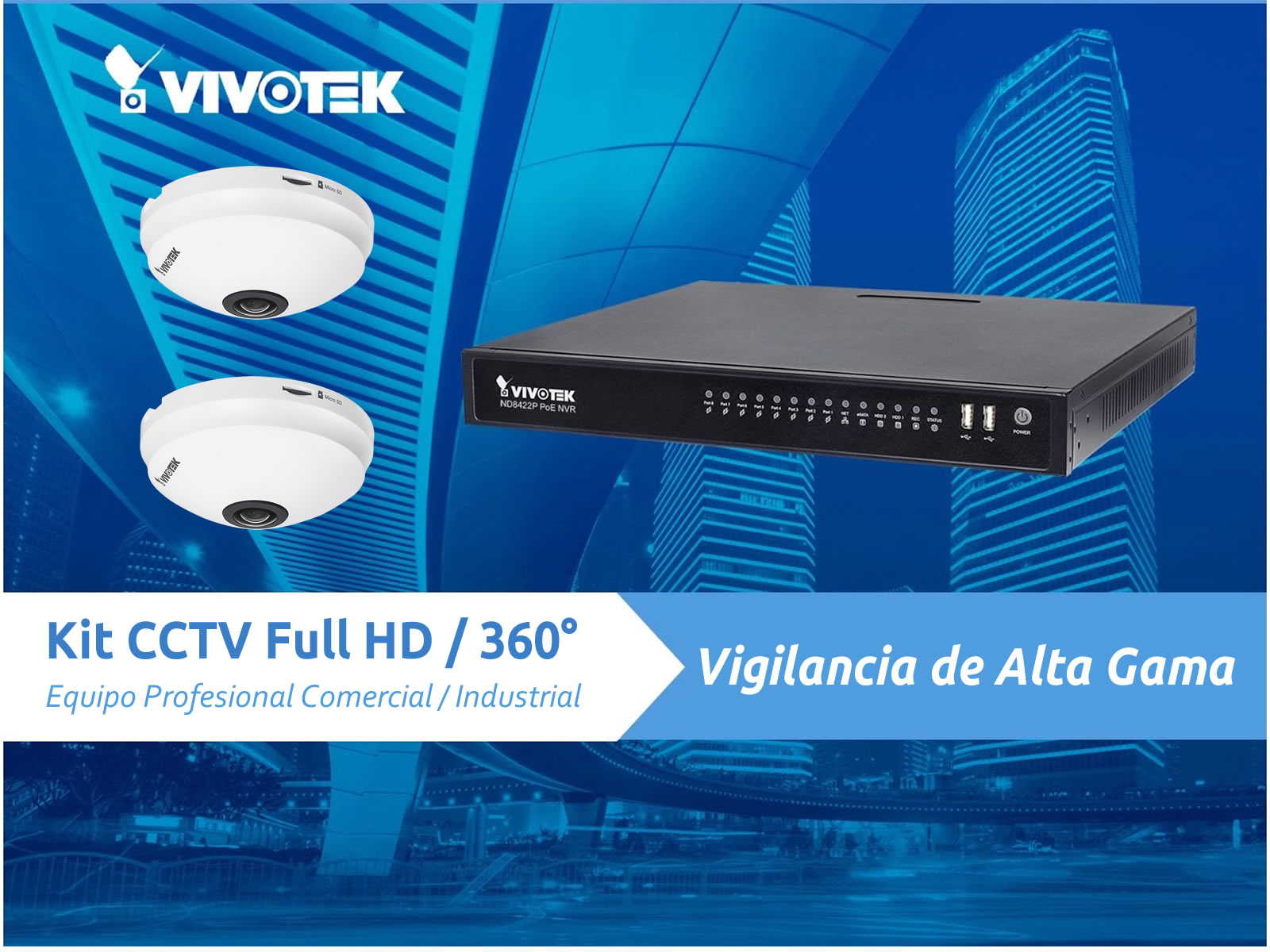 Kit IP Vivotek Surround View 360° 5MP - Smartcam CÁMARAS DE VIGILANCIA ...