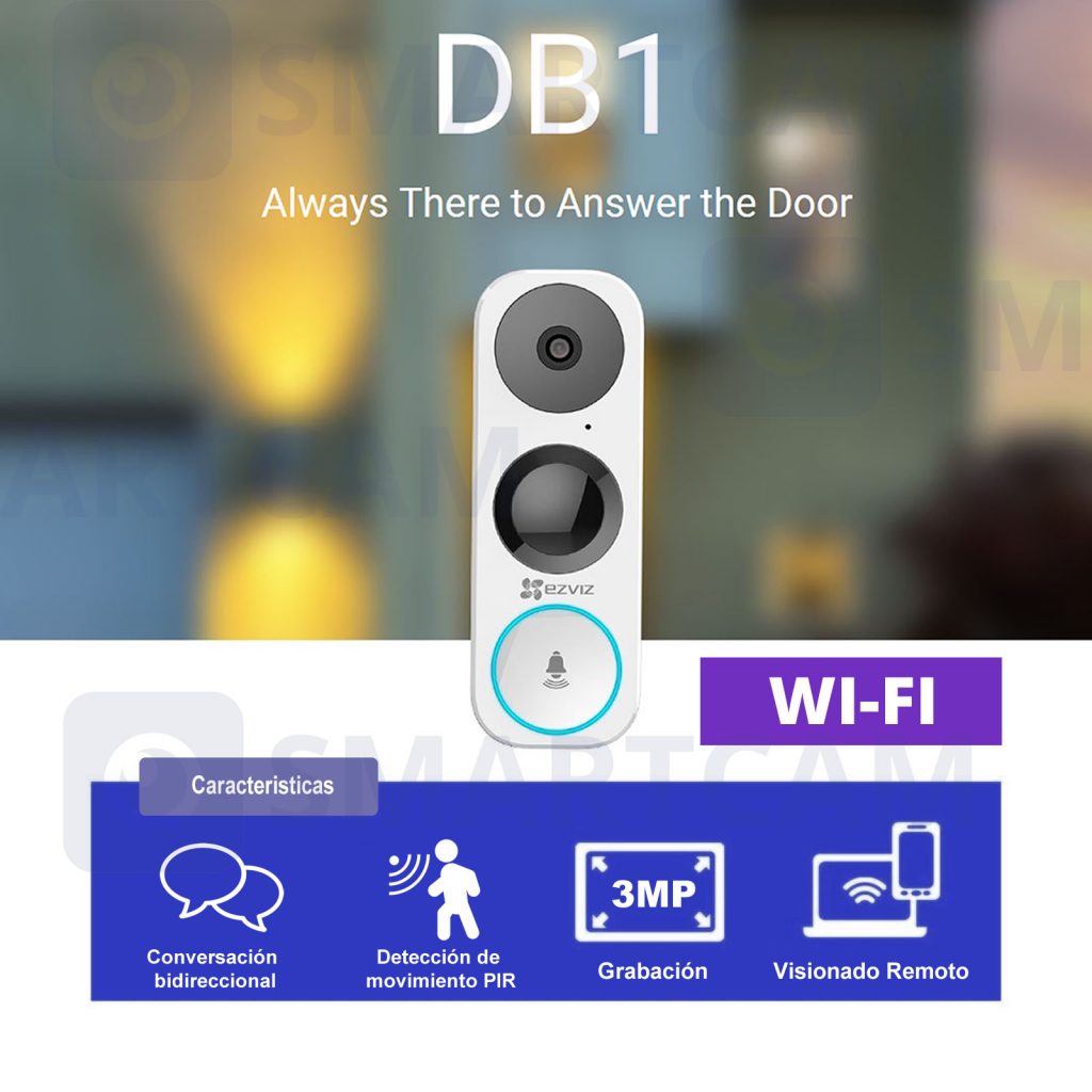 Videoportero Inteligente EZVIZ DB1 - Smartcam CÁMARAS DE VIGILANCIA EN ...
